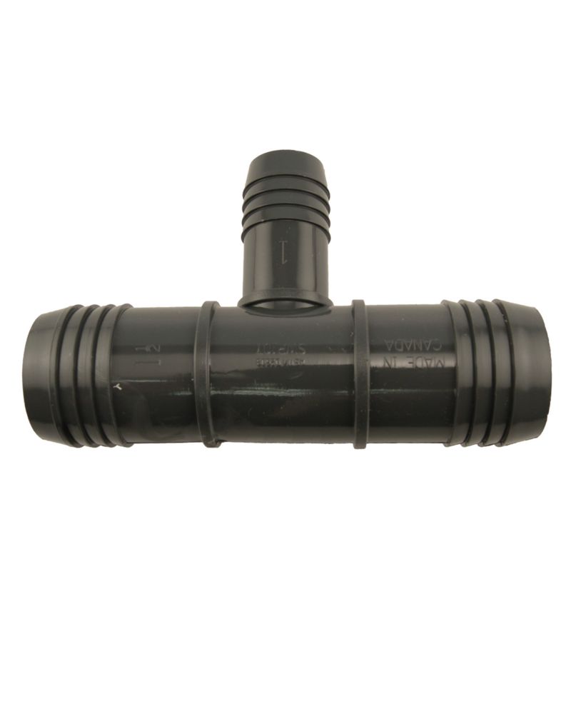 PLUMB-EEZE Poly Reducing Tee - 1 1/2 Inch Ins X 1 1/2 Inch Ins X 1 Inch ...