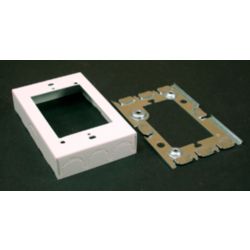 Legrand Wiremold 1 Gang Metal Starter Box White