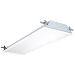 Lithonia Lighting 2 ft. x 4 ft. White LED Lay-In Troffer with Prismatic ...