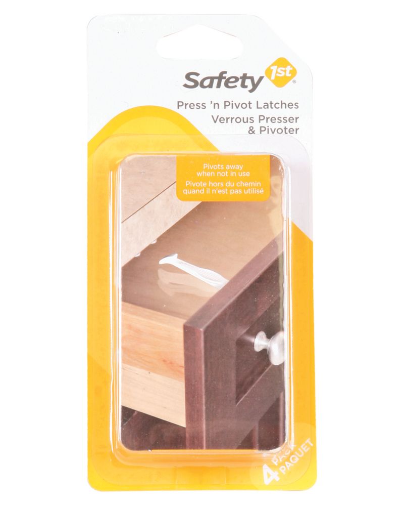 Safety 1st Press N Pivot Latch - (4-Pack) | The Home Depot Canada