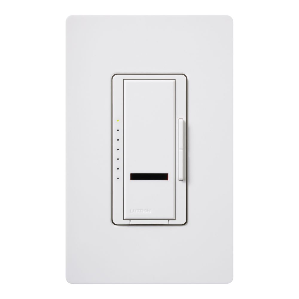 Maestro IR 600-Watt Single-Pole Dimmer with Remote Control, White