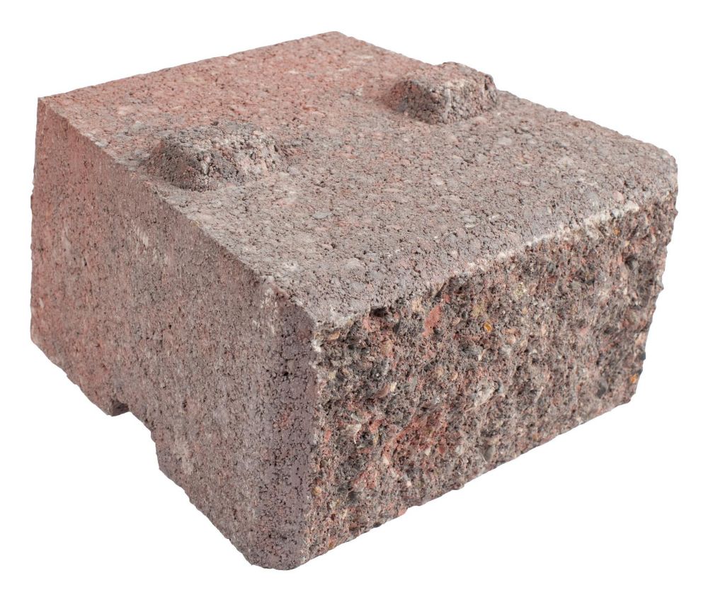 Shaw Brick Classic Wedgestone - Red/Charcoal | The Home Depot Canada