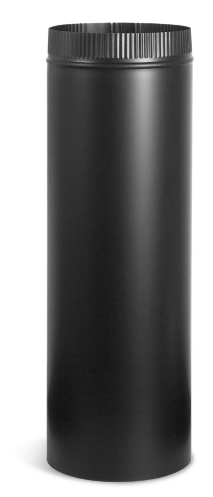 Imperial 7-inch x 36-inch Stove Pipe in Matte Black | The Home Depot Canada