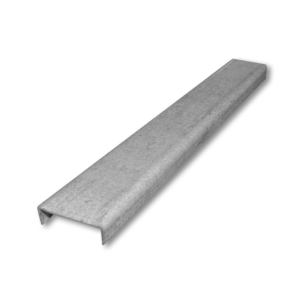 Bailey Metal Products Steel Channel 1 1/2 inch X1/2 inch X12 ft. 16G ...