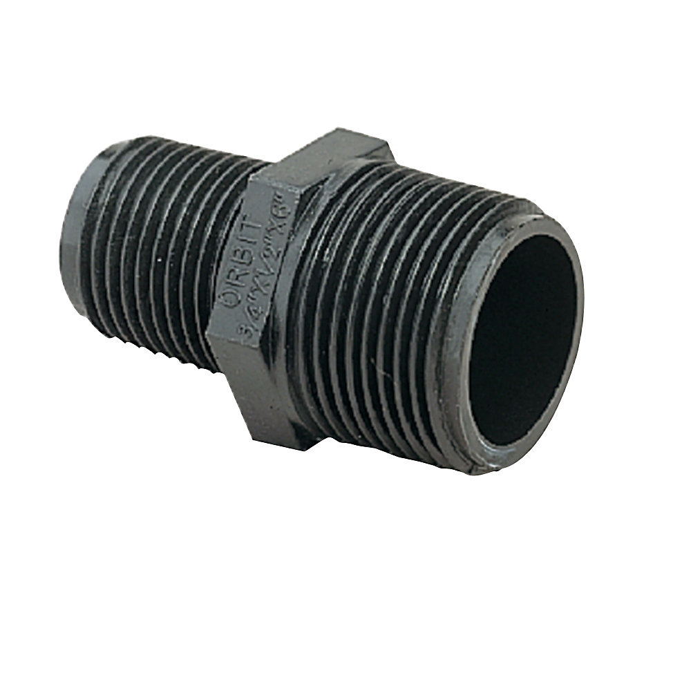 Orbit Watermaster 1 2 inch X 3 4 inch Mnpt Poly Adapter The Home orbit-watermaster-1-2-inch-x-3-4-inch-mnpt-poly-adapter-the-home