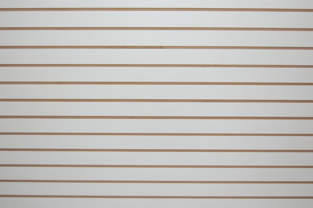 Goodfellow Slotwall 3/4 Inch 4 x 8 White Melamine finish | The Home ...