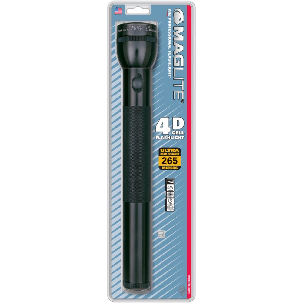 Maglite 4D Cell Flashlight - Black | The Home Depot Canada