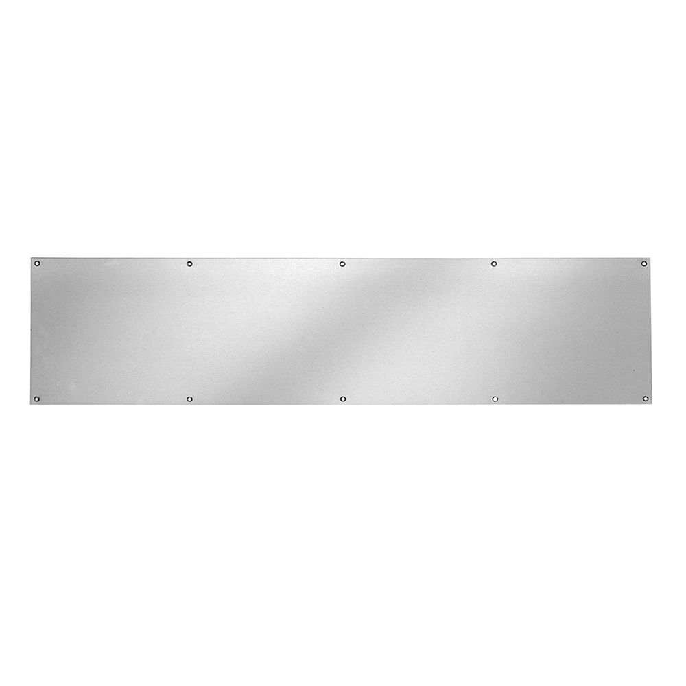 Satin Aluminum Kick Plate, 6-inch x 32-inch