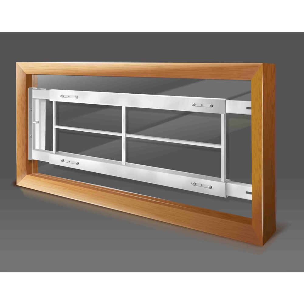 Mr. Goodbar 202 C 42-inch to 54-inch W Hinged Window Bar | The Home ...