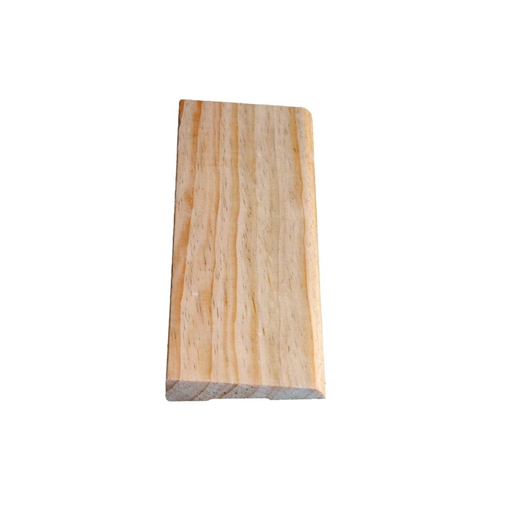 Alexandria Moulding Solid Clear Pine Bevel Casing 7/16 In. x 2-1/2 In ...