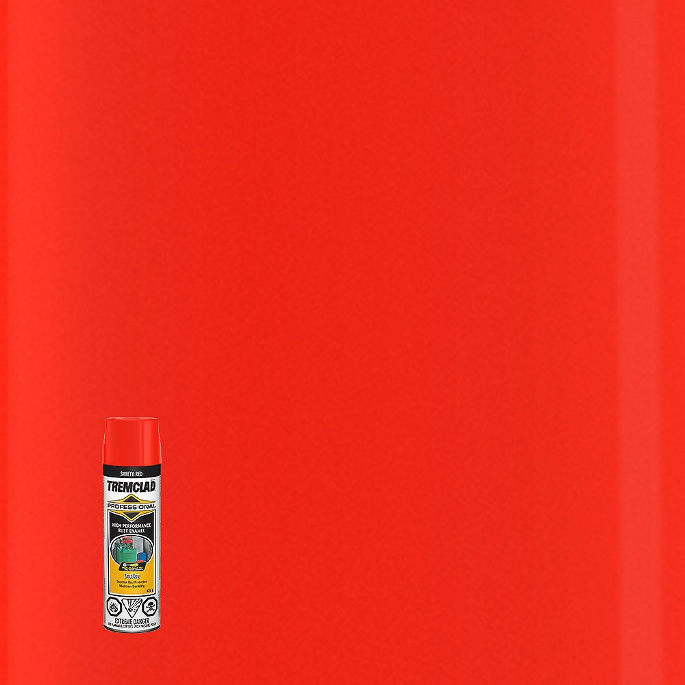 TREMCLAD Professional High Performance Rust Enamel In Safety Red, 426 G ...