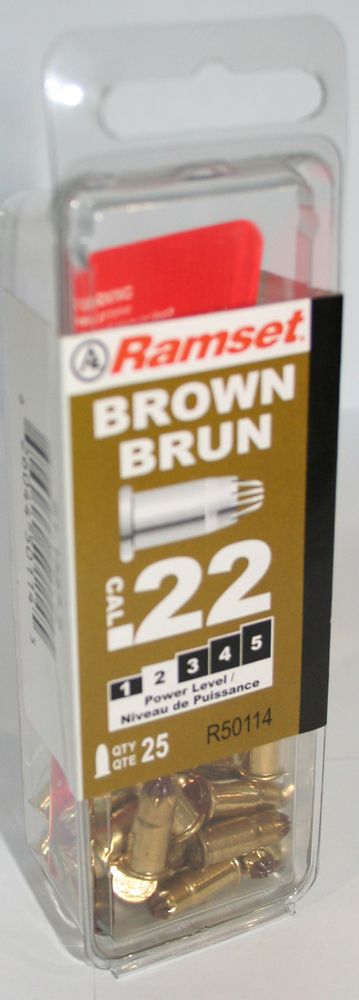 Ramset 22 Cal. Single Shot Brown Load (25-Pack) | The Home Depot Canada