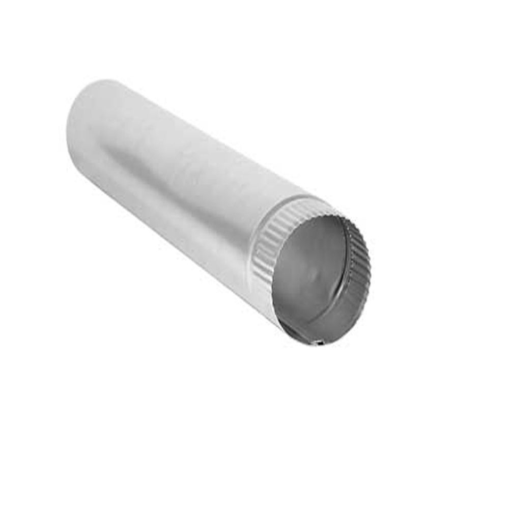 Dundas Jafine Aluminum Snap Lock Pipe 4 inchX24 inch | The Home Depot ...