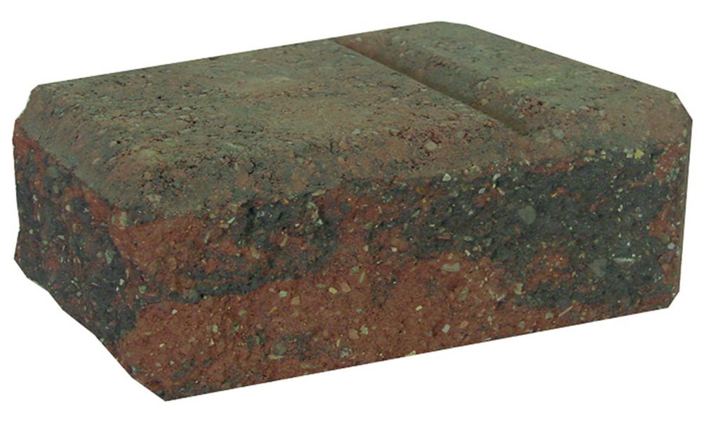 Cindercrete Easystack- L Corner- Red/Charcoal | The Home Depot Canada