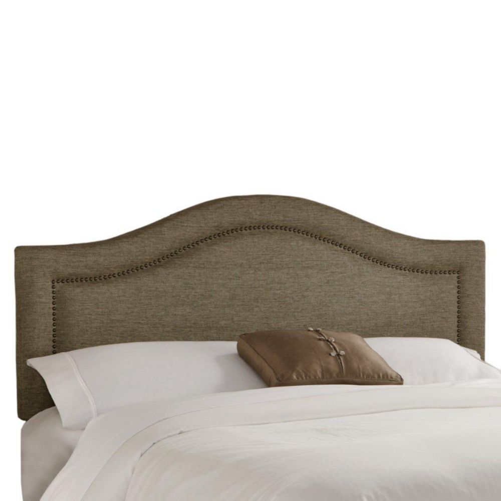 Skyline Furniture Full Tufted Headboard in Shantung Parchment | The ...