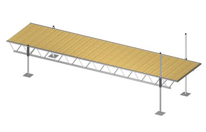 Fendock Quai modulaire à armature de 24 pi x 6 pi | Home Depot Canada