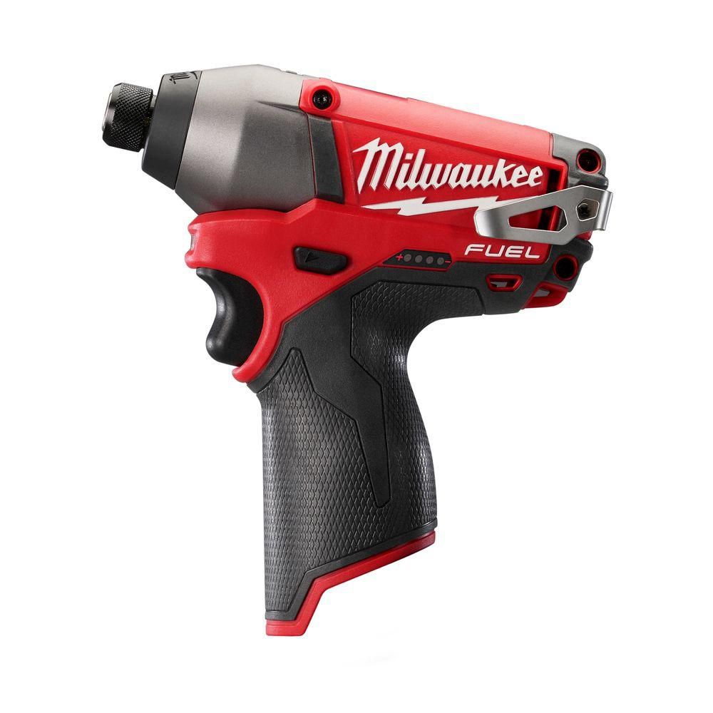 Milwaukee Tool 1/4-inch M12 FUEL Hex Impact Driver (Bare Tool) | The ...