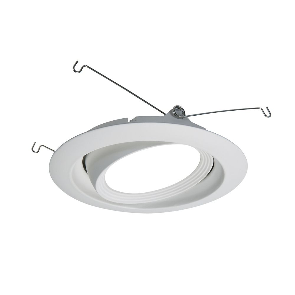 Halo 6 Inch LED Downlight Trim, Specular Clear with White Trim Ring ...