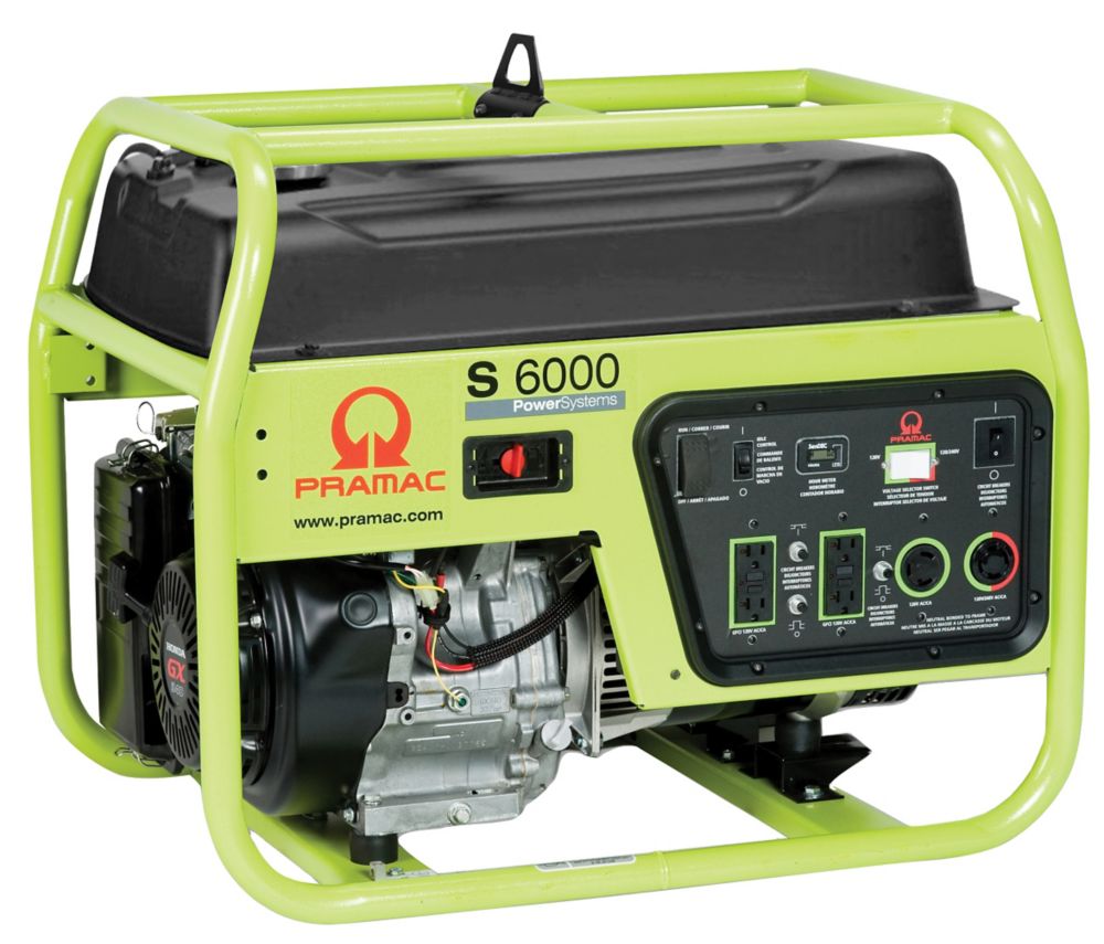 Pramac Génératrice portative à moteur Honda et démarrage manuel, 6 000 ...