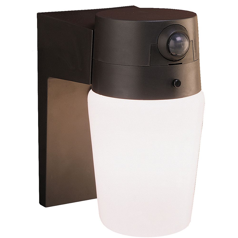 Heath Zenith 110 Degree Motion Sensing Security Light - Bronze | The ...