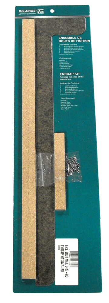 Belanger Laminates Inc 3447-RD Countertop End Cap Kit in Mineral ...