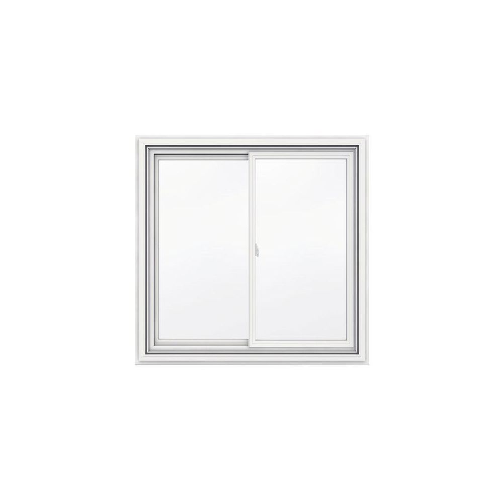 JELD-WEN Windows & Doors 48-inch x 47-inch 5000 Series Vinyl Double ...