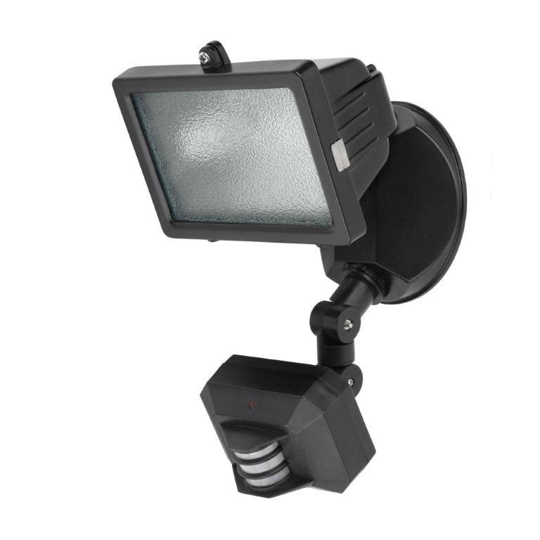 Globe Electric 150 Watt Halogen Motion Sensored Outdoor Security Light ...