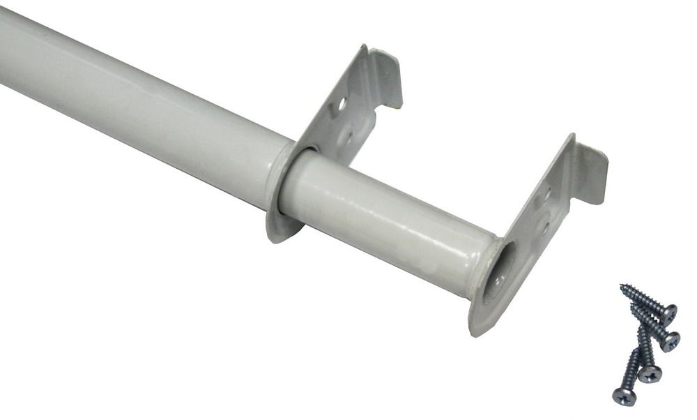 Perfect Home Essentials PH White Adj. Closet Rod 72-96 Inch | The Home ...