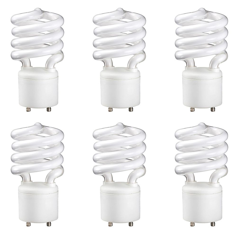 Philips Mini-ampoule fluocompacte torsadée GU24, 18 W (équivalence de ...