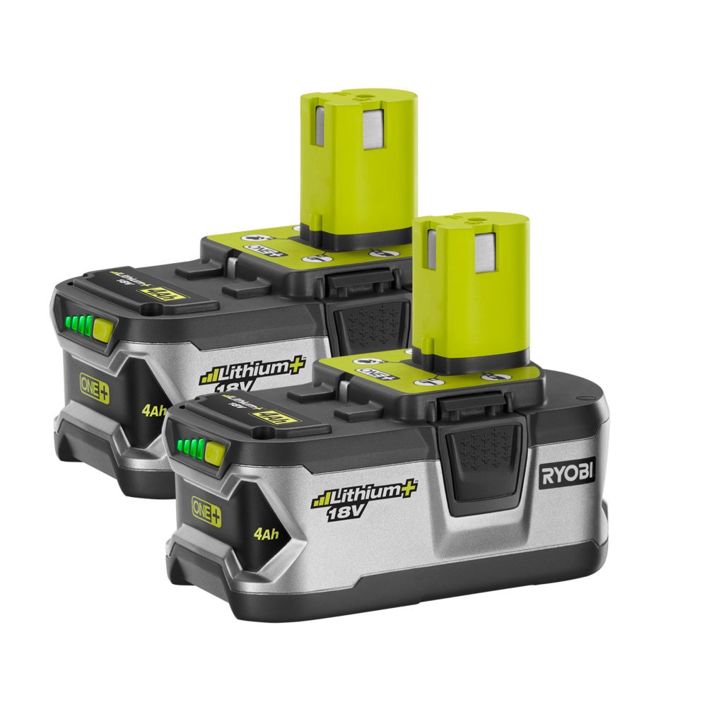 RYOBI 18V ONE+ High Capacity 4.0 Ah Battery (2-Pack) | The Home Depot ...