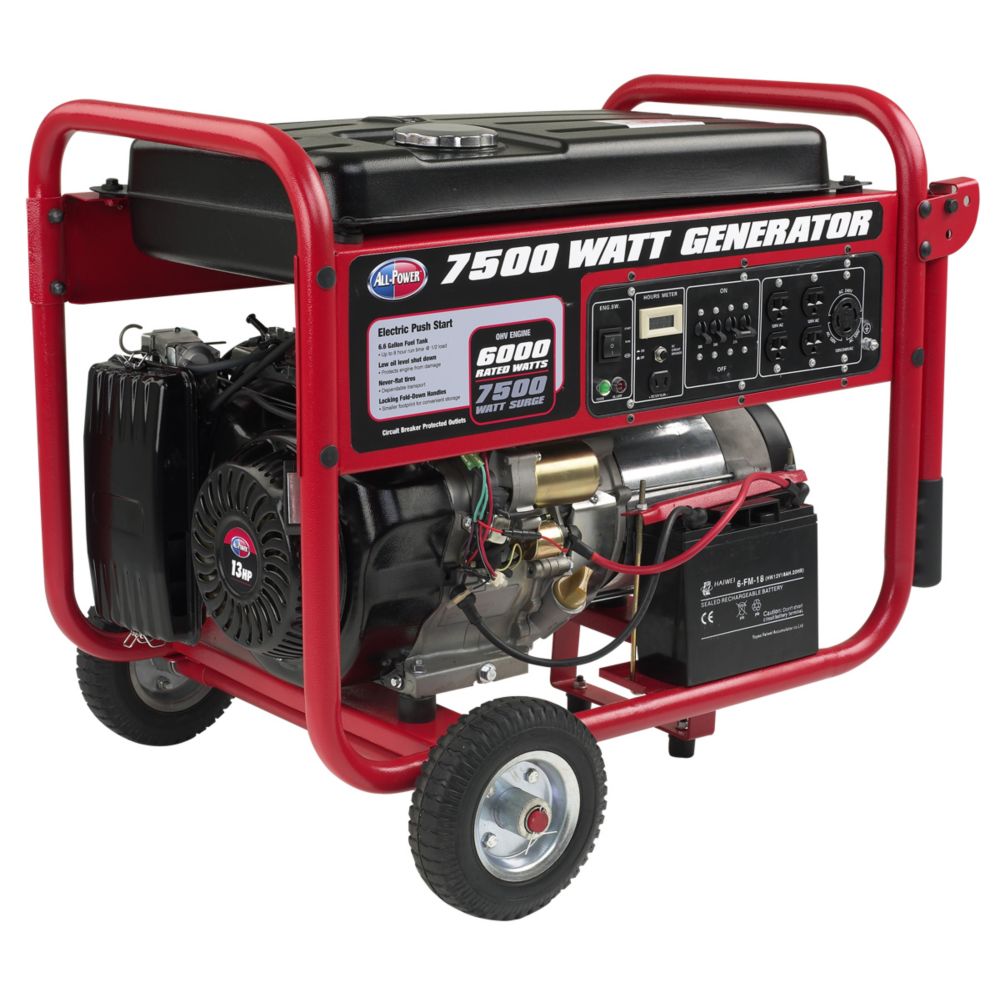 7500 Watt Generator