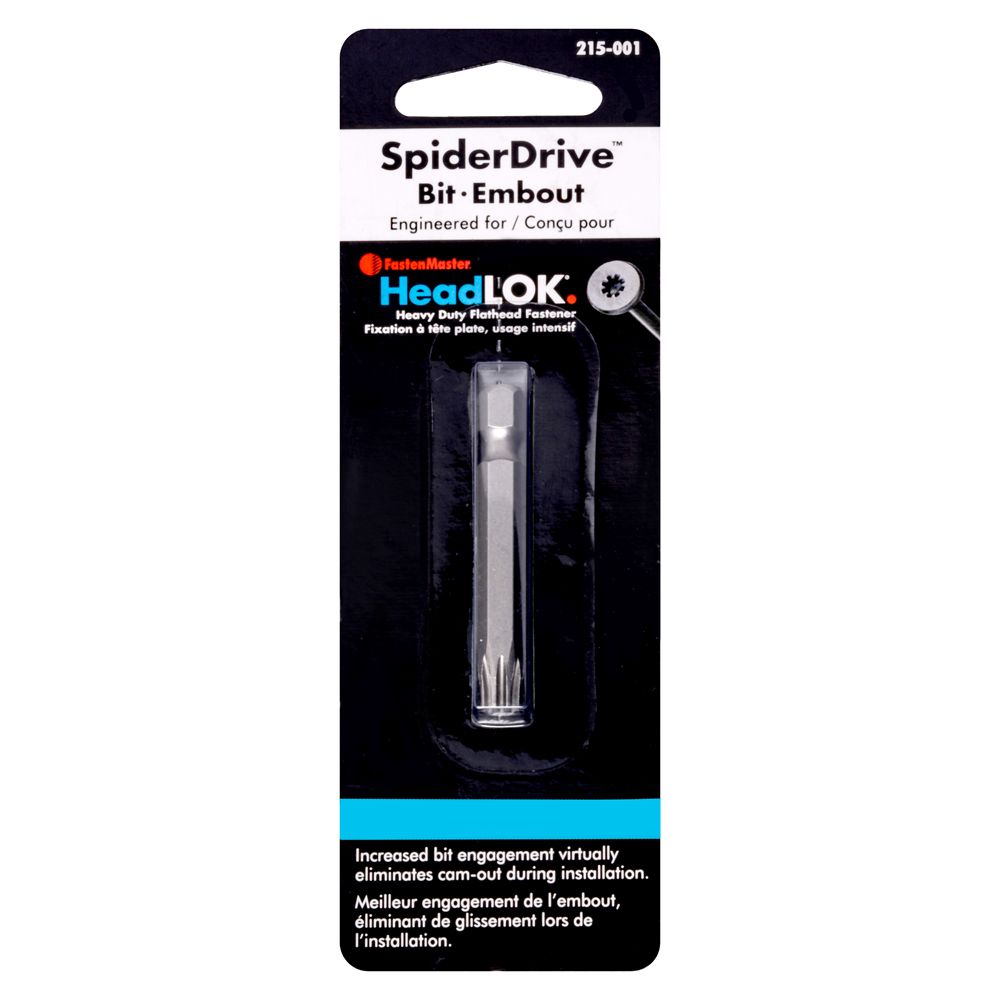 FastenMaster SpiderDrive(TM) Bit - 1pc | The Home Depot Canada