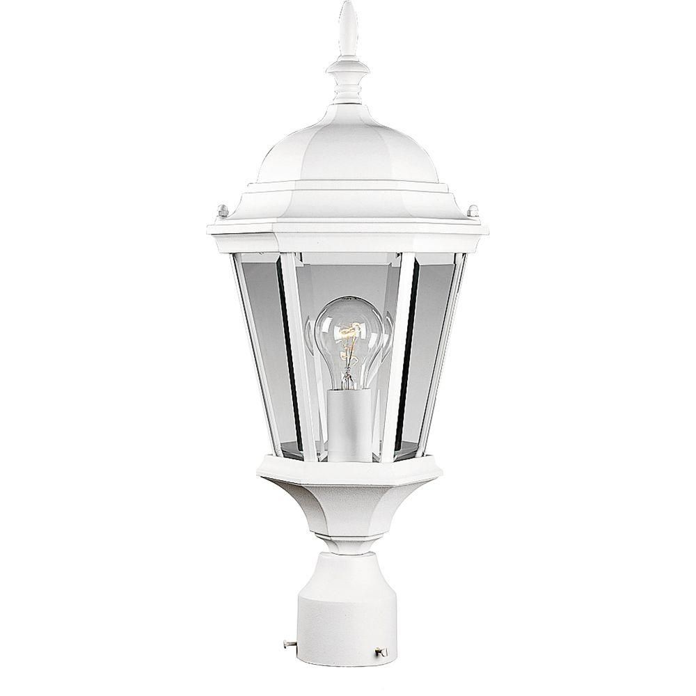 Progress Lighting Welbourne Collection Textured White 1-light Post ...
