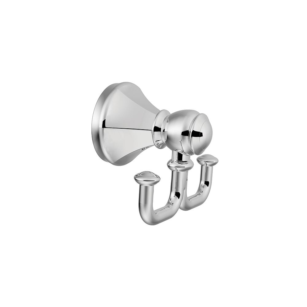 MOEN Vestige Chrome Double Robe Hook | The Home Depot Canada