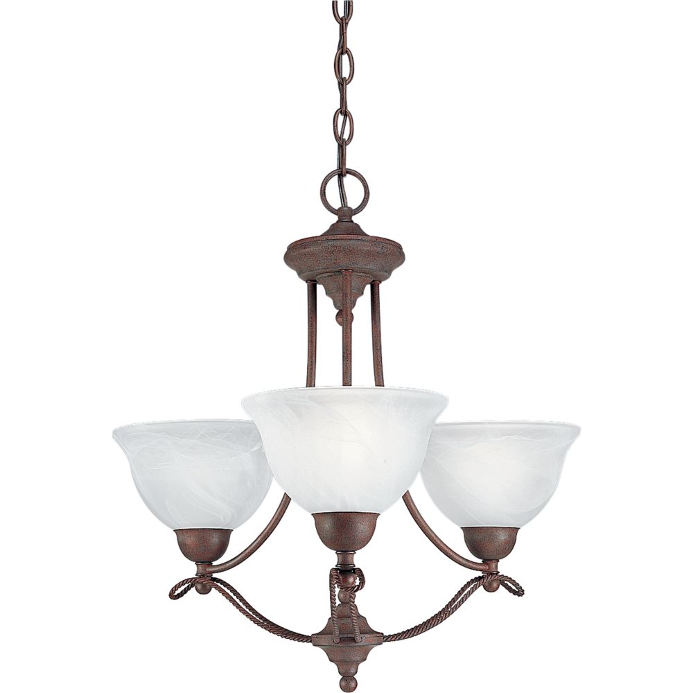 Progress Lighting Avalon Collection Cobblestone 3-light Chandelier ...