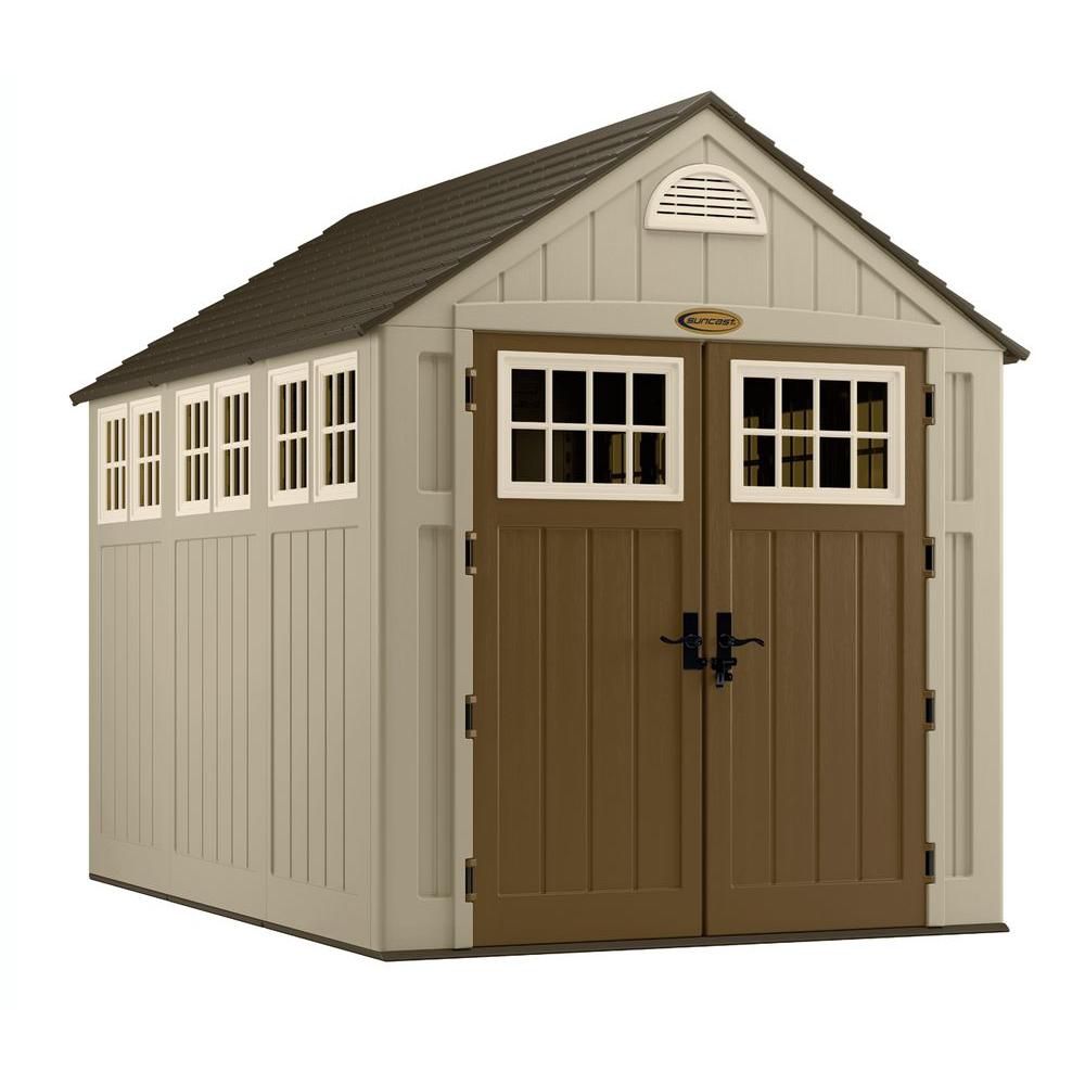 Suncast 7 ft. x 10 ft. Blow Moulded Storage Shed | The Home Depot Canada