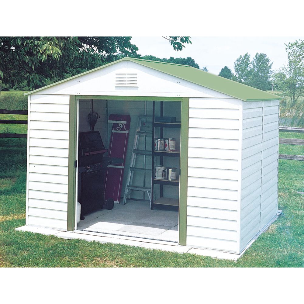 Spacemaker High-Gable Metal Shed (10 Ft. x 8 Ft.) | The Home Depot Canada