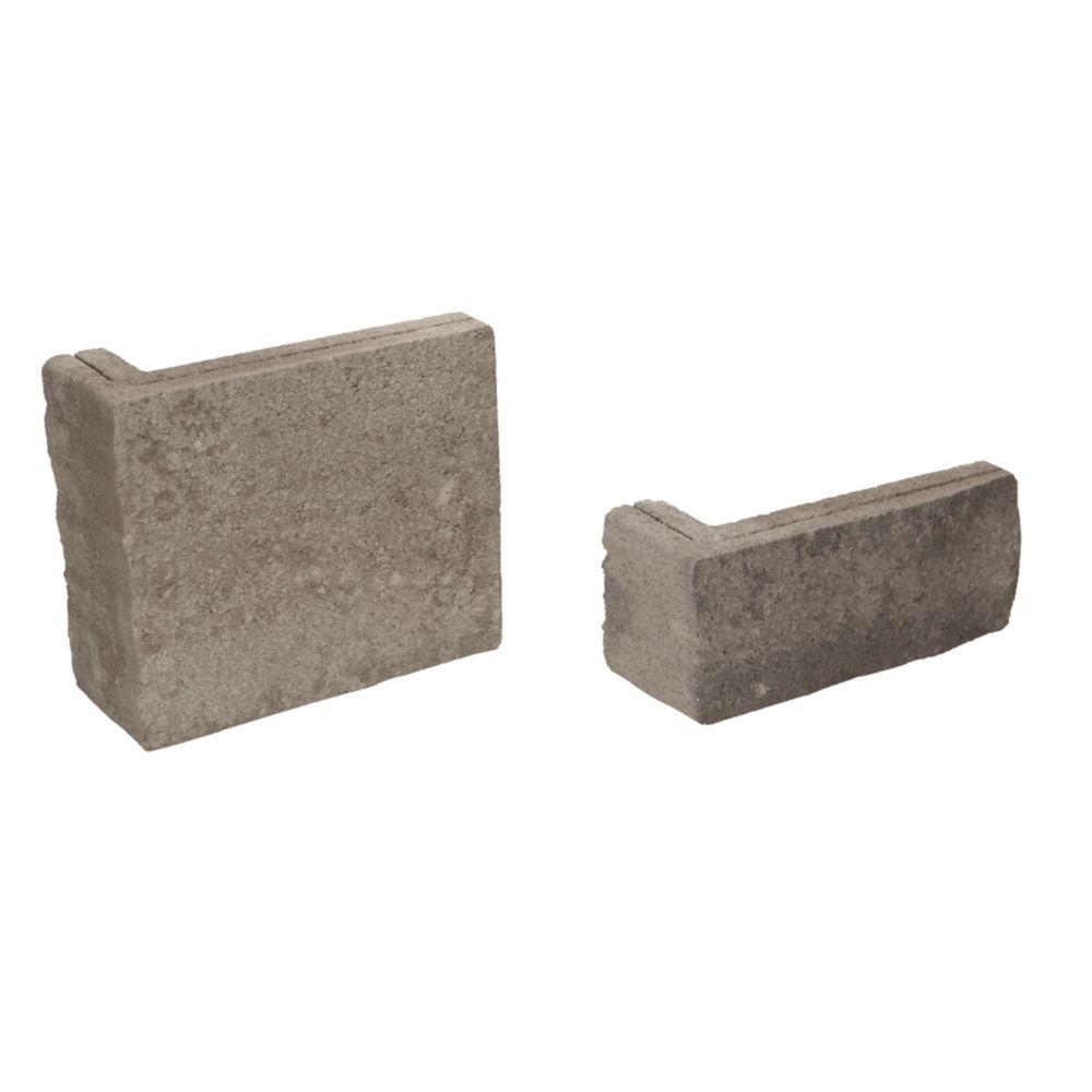 Fusion Stone Dry-Stack Corner Stone Veneer - Charcoal (4-Linear Feet ...