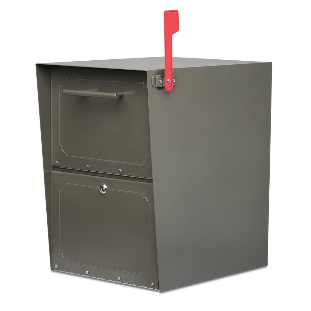 Architectural Mailboxes Bronze Oasis Locking Post Mount Mailbox | The ...