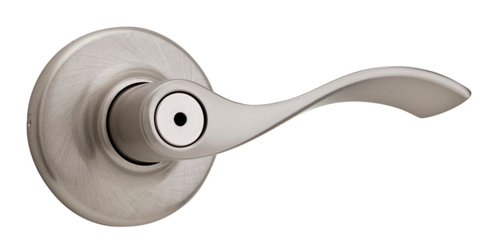 Schlage Elan Satin Chrome Commercial Locking Door Lever | The Home ...
