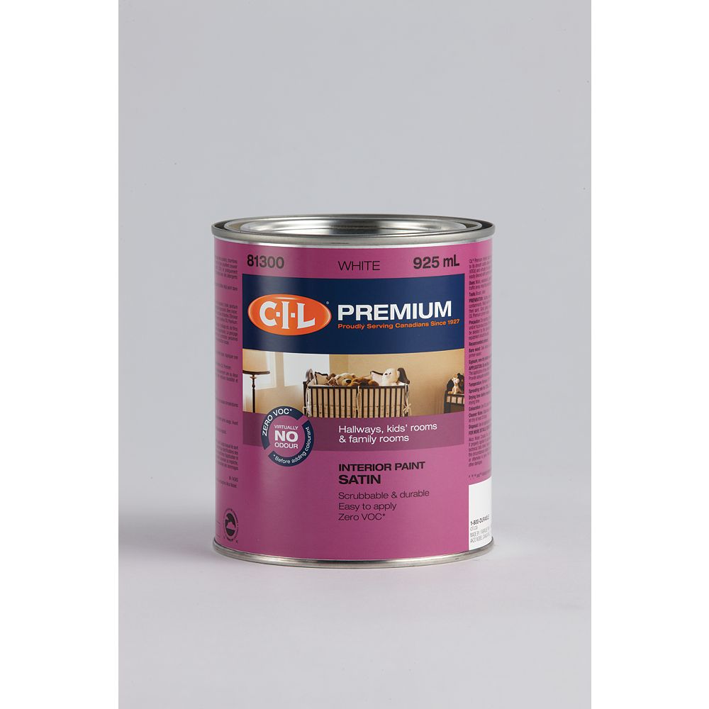 CIL Premium Interior Satin Accent 946ML | The Home Depot Canada