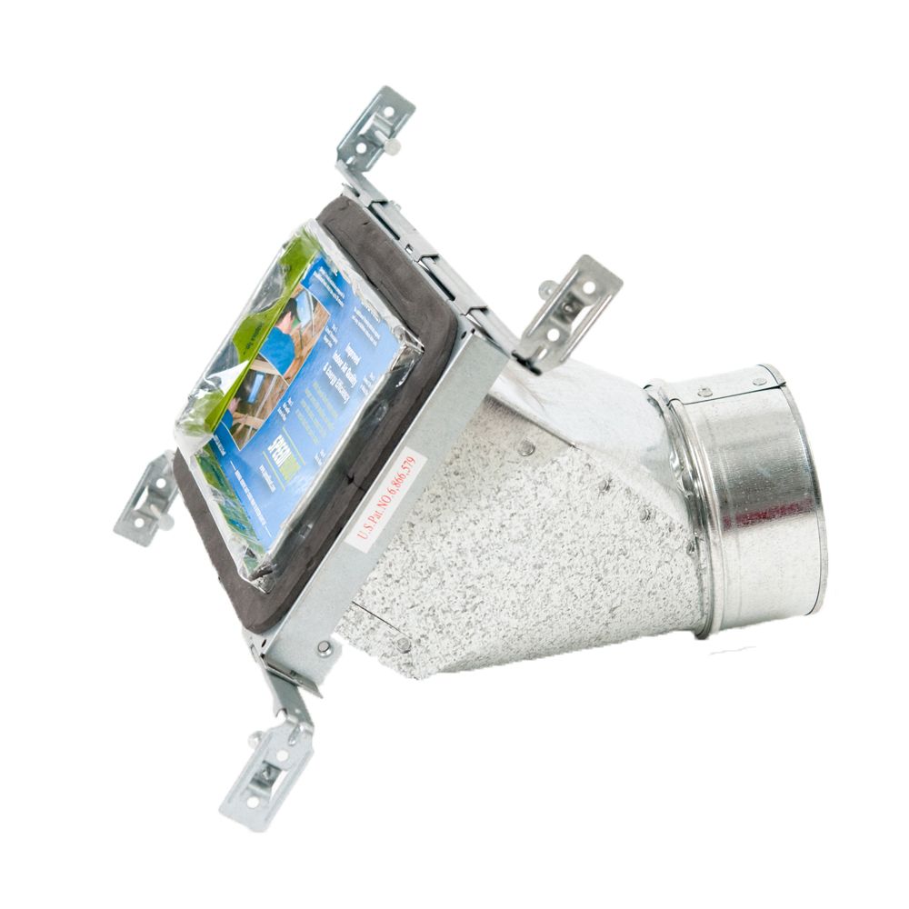 Speedi-Boot 4 in. x 8 in. x 4 in. 45 degree Register Vent Boot with Adj ...