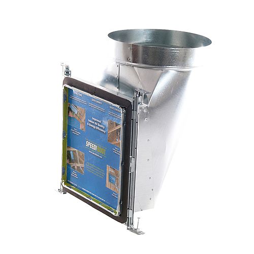 Speedi-Boot 2 in. x 12 in. x 6 in. Torpedo End Register Vent Boot with ...