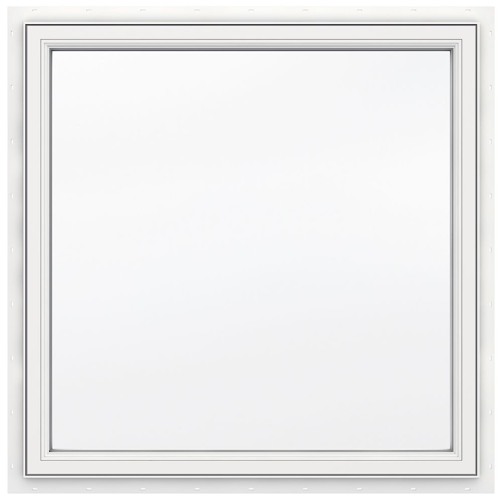 JELD-WEN Windows & Doors 36-inch x 36-inch 3500 Series Vinyl Picture ...
