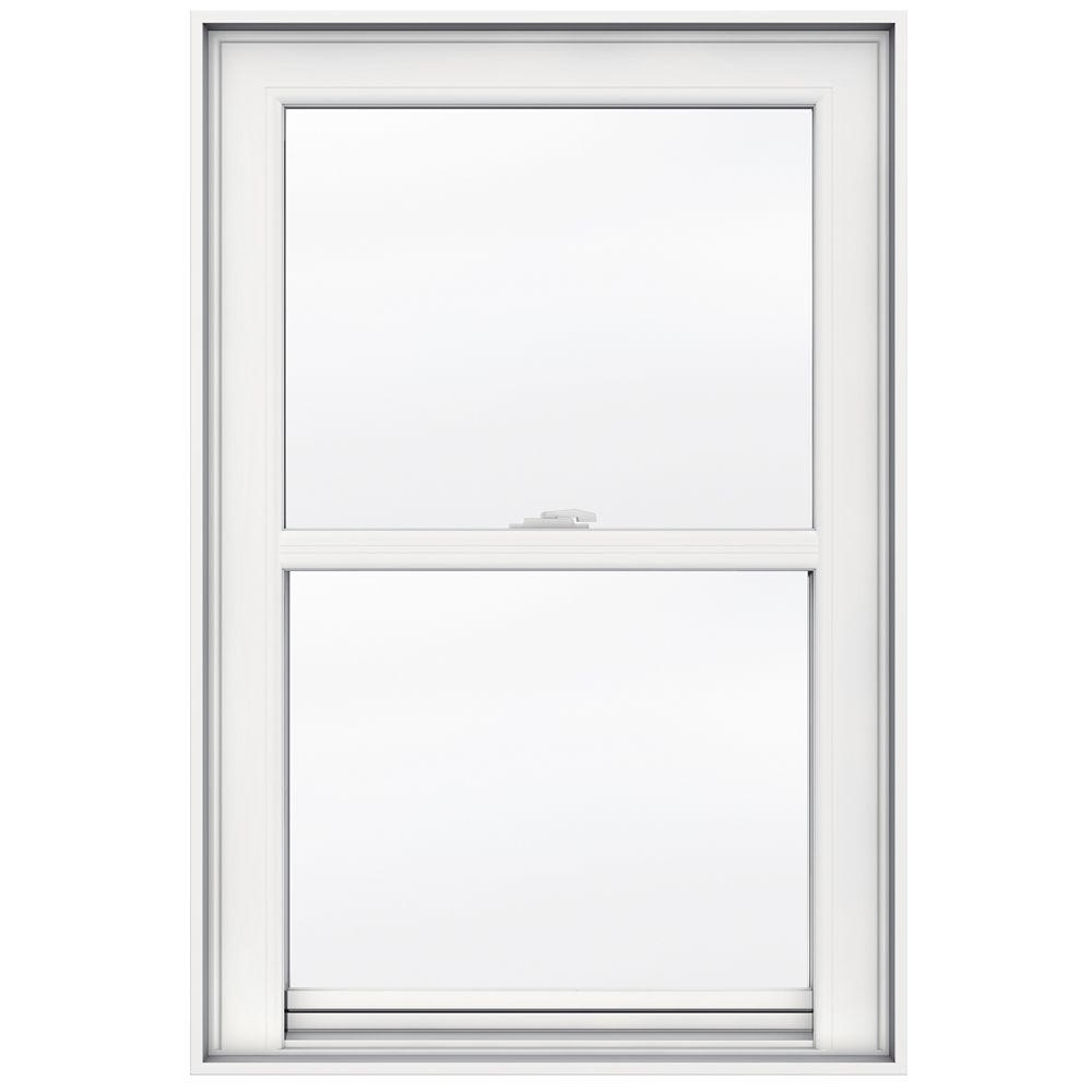 24-inch x 36-inch 5000 Series Single Hung Vinyl Window with 4 9/16-inch ...