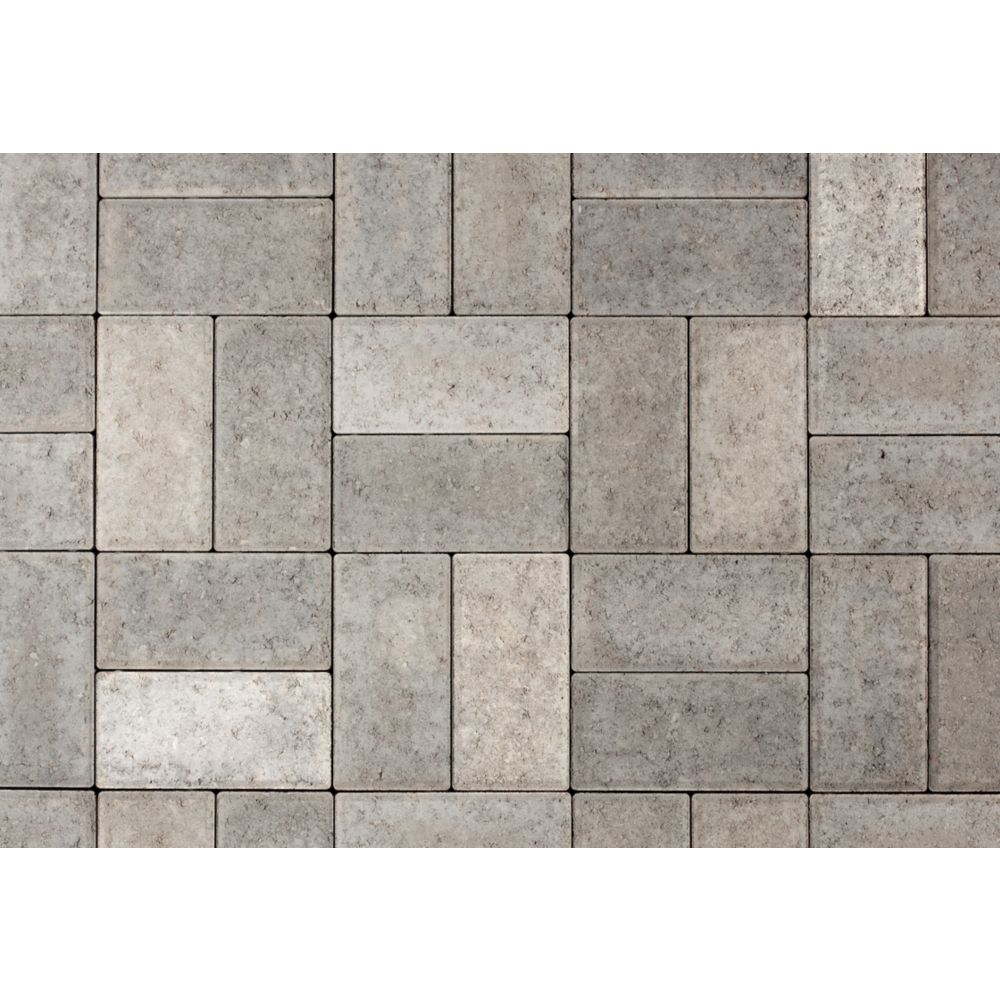 Shaw Brick Oldstone Natural/Charcoal Pavers | The Home Depot Canada