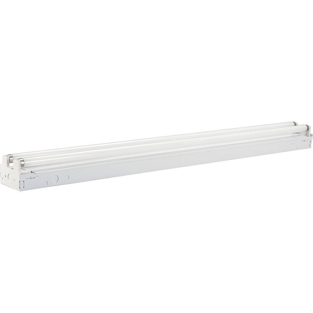 Progress Lighting White 2-light, 48 inch Fluorescent Strip | The Home ...