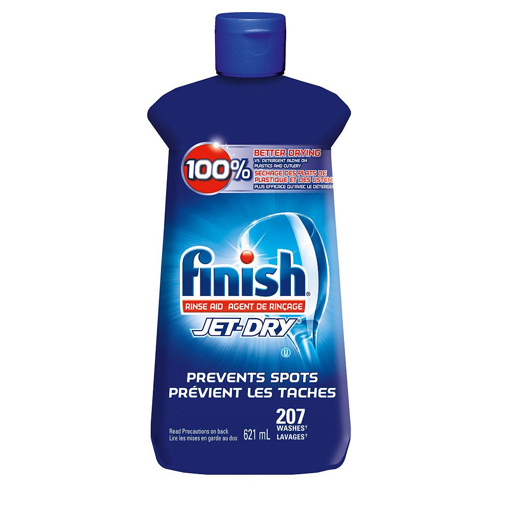 Finish Agent de rinçage pour lave-vaisselle Jet-Dry, original, 621 mL ...