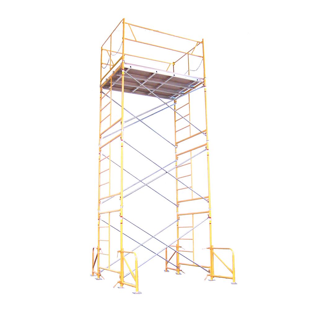 Fortress Industries Llc 15 foot x 7 foot x 5 foot Scaffold Tower w ...