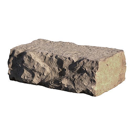 Barkman Stackstone Charcoal Retaining Wall Block | The Home Depot Canada